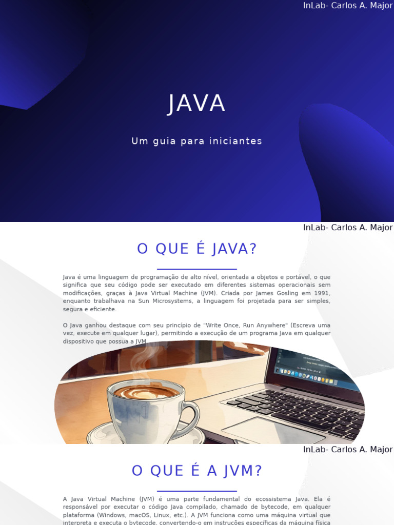 Java Um Guia Completo Para Iniciantes | PDF | Java (linguagem de ...