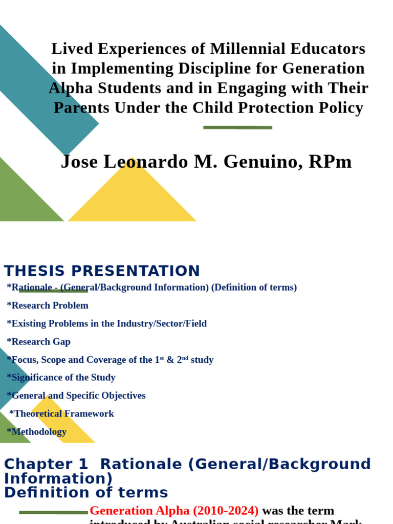 Will Be Presented On Oct 29, 2025 Thesis Proposal Presentation | PDF ...
