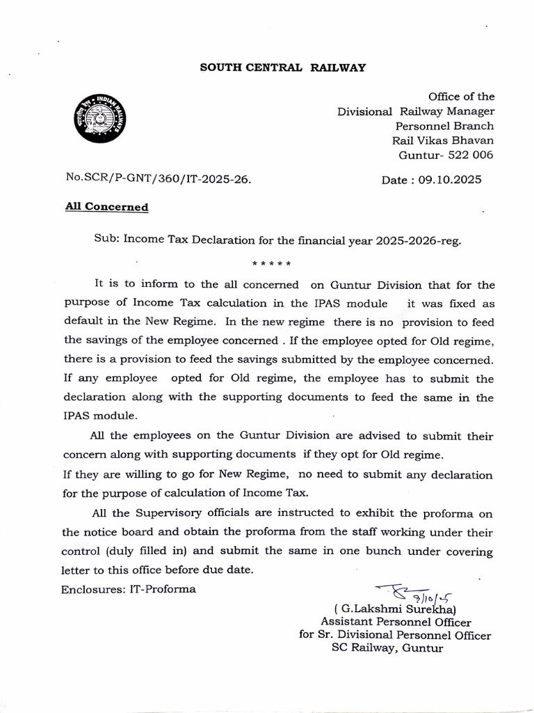 Income Tax Declaration Guidelines 2025-26 | PDF | Loans | Taxes