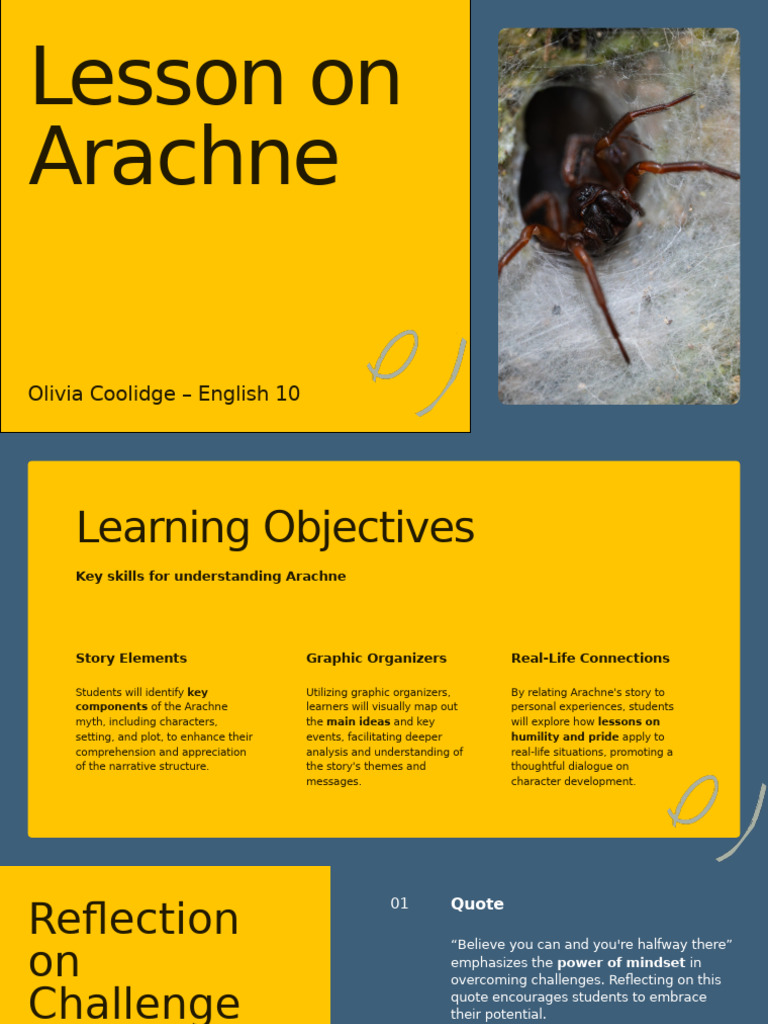 Teaching Arachne: Myths & Lessons | PDF | Narrative | Pride