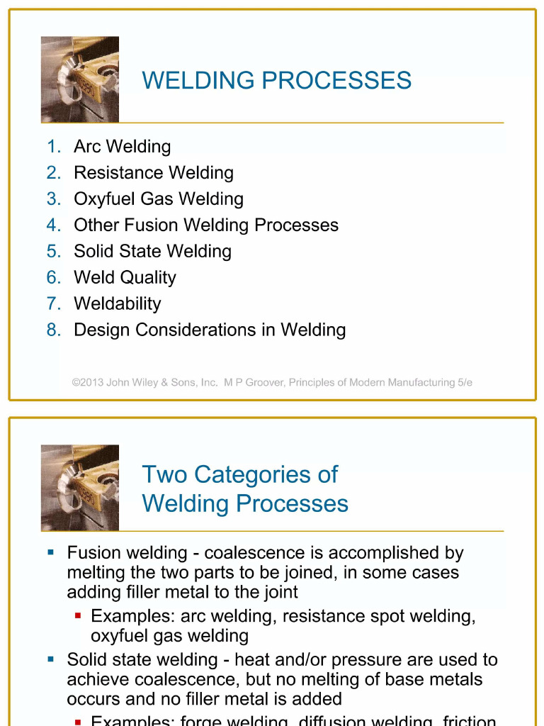 Welding Processes | PDF