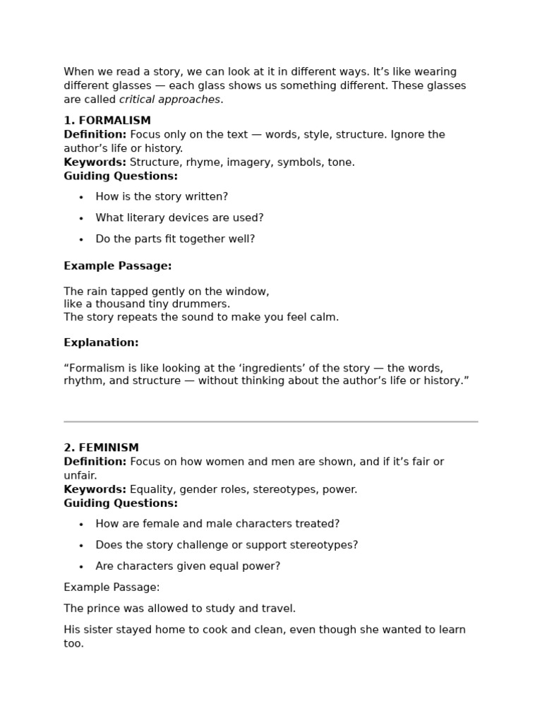 Approaches To LIterary Criticism | PDF | Feeling | Psychology