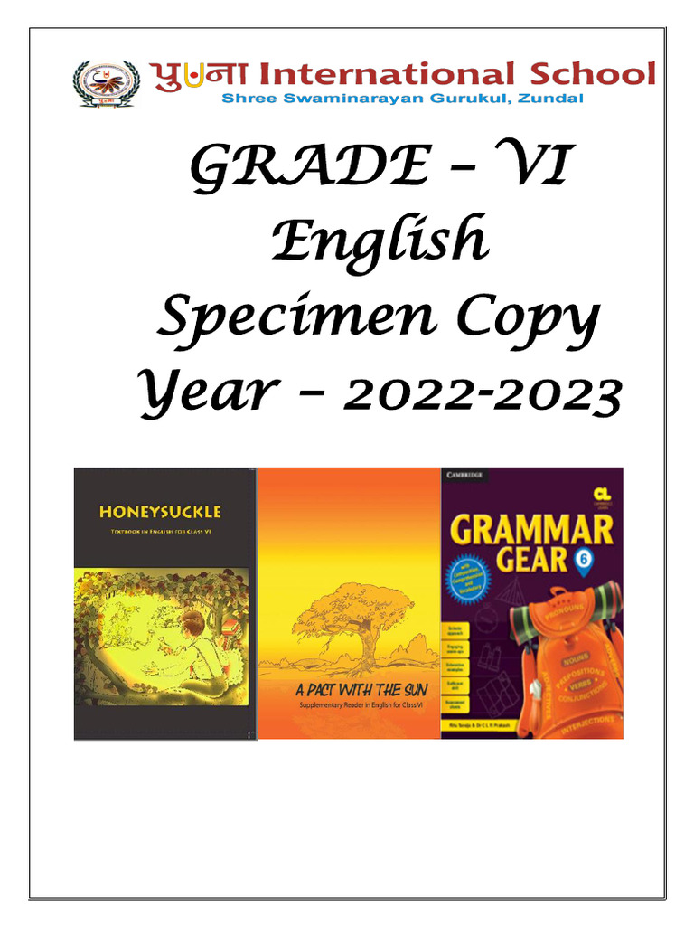Grade-6 English Summer Homework 22-23 | PDF | Adjective | Kite