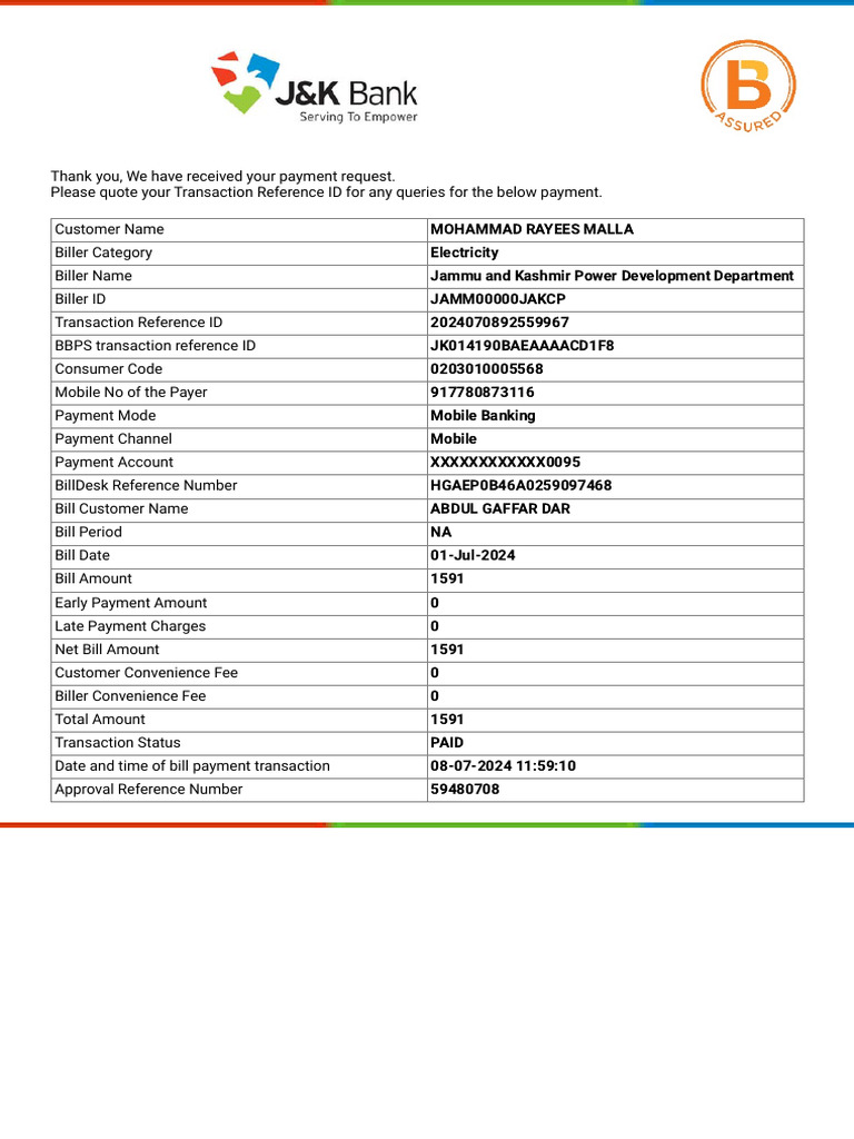 Billreceipt 9924070847422462 | PDF