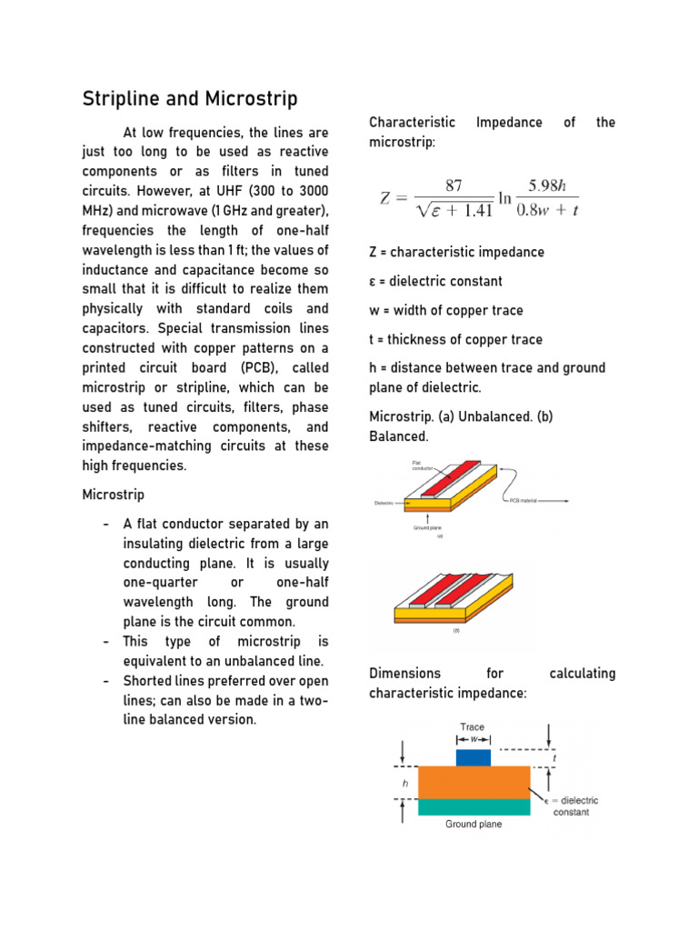 Stripline and Microstrip To FOC | PDF | Optical Fiber | Dispersion (Optics)