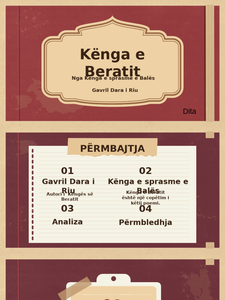 Kënga e Beratit | PDF