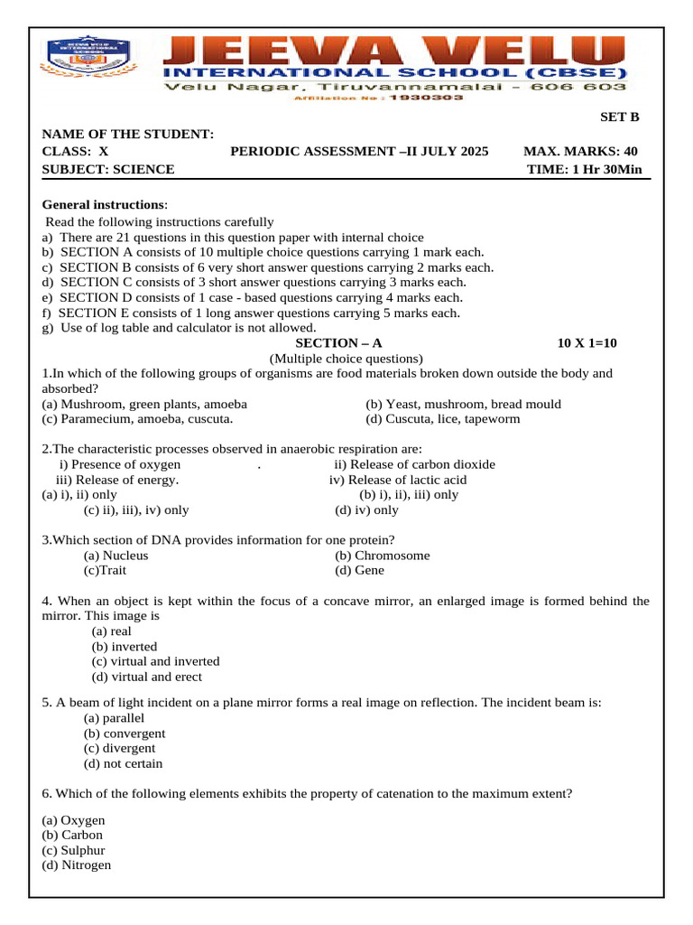 Setb X Science New - Copy (2 | PDF | Electromagnetic Radiation | Light