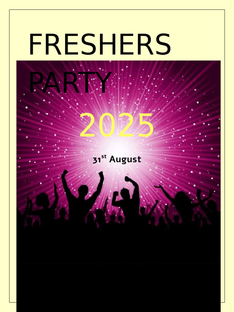 Freshers Party | PDF