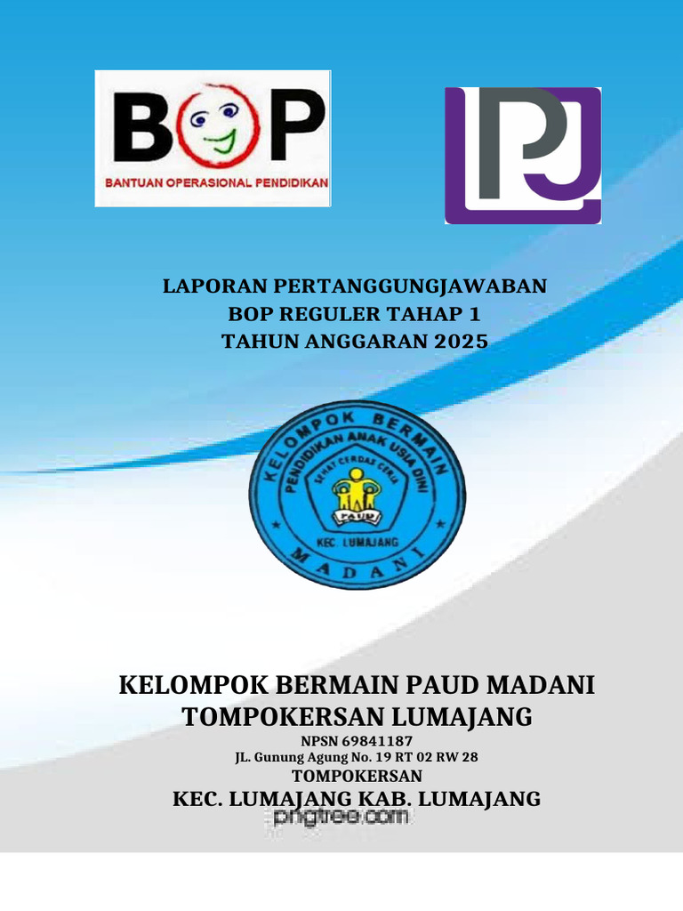 Cover Lpj Bop Madani | PDF