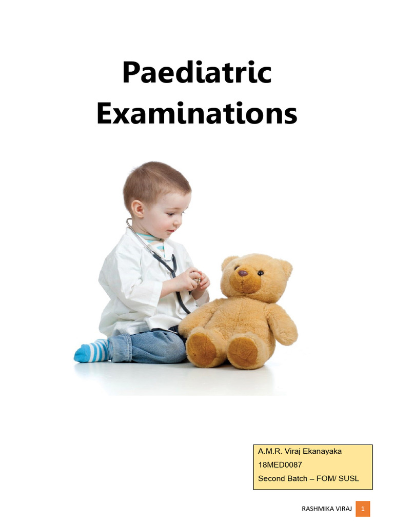 Paed System Examination | PDF | Anatomical Terms Of Motion | Pulse