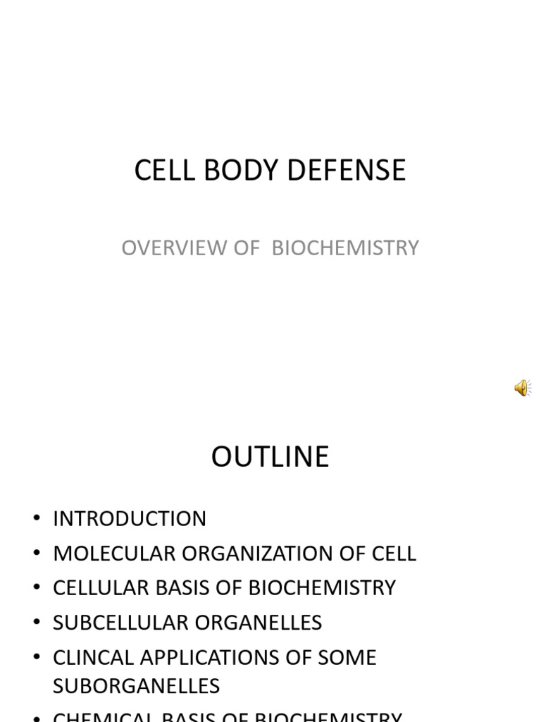Biochemistry: Cell Defense and Medicine | PDF | Cell Membrane | Cell ...