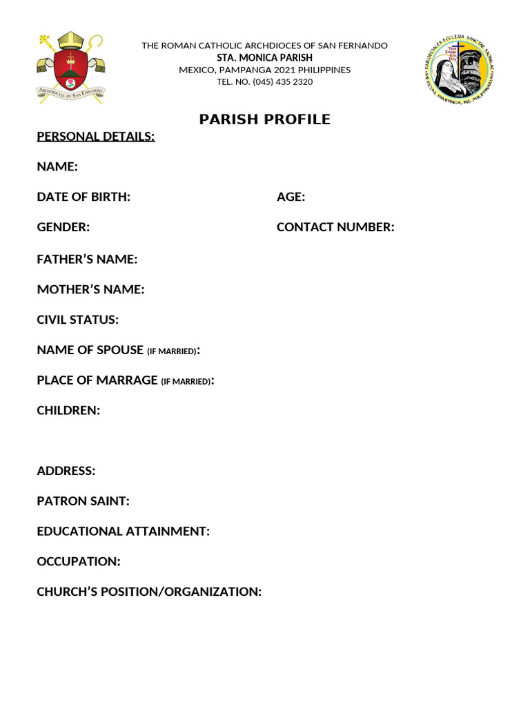 Parish Profile | PDF