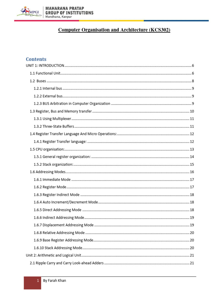 Computer Organization and Architecture Guide | PDF | Computer Data ...