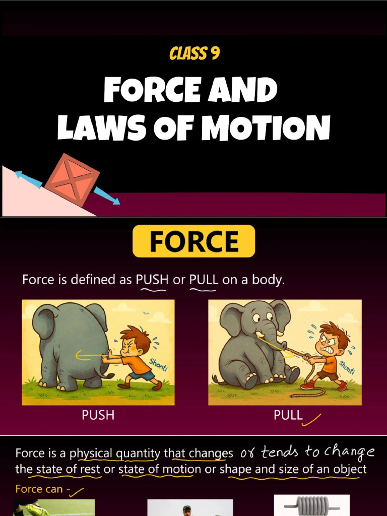 Force Notes by Alakh Sir | PDF
