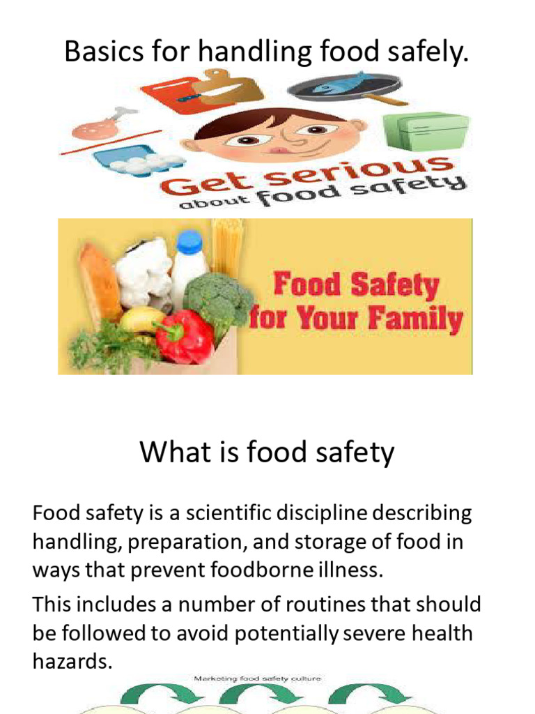 Food Safety Handling Basics | PDF | Refrigerator | Food Safety