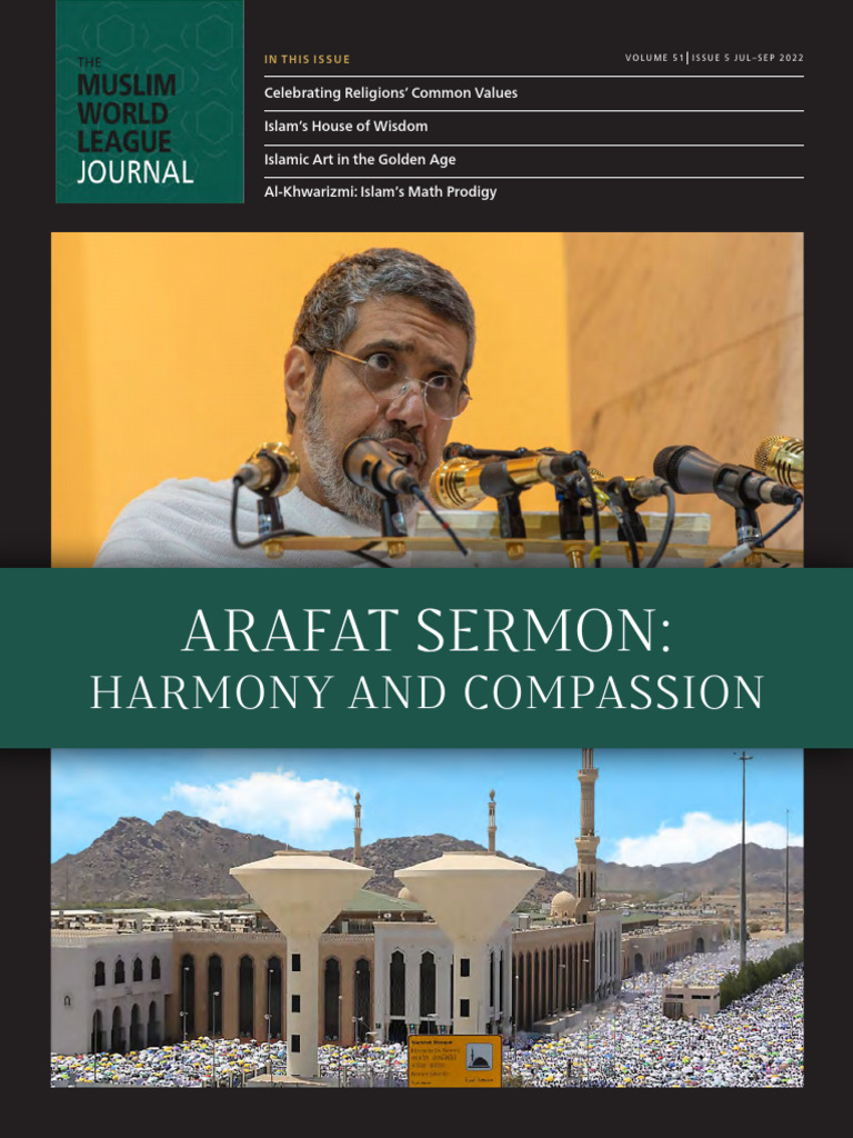 Muslim World League (MWL) Journal VOL51 Issue 5 Sep - Islamic Thought, Peace, Coexistence ...