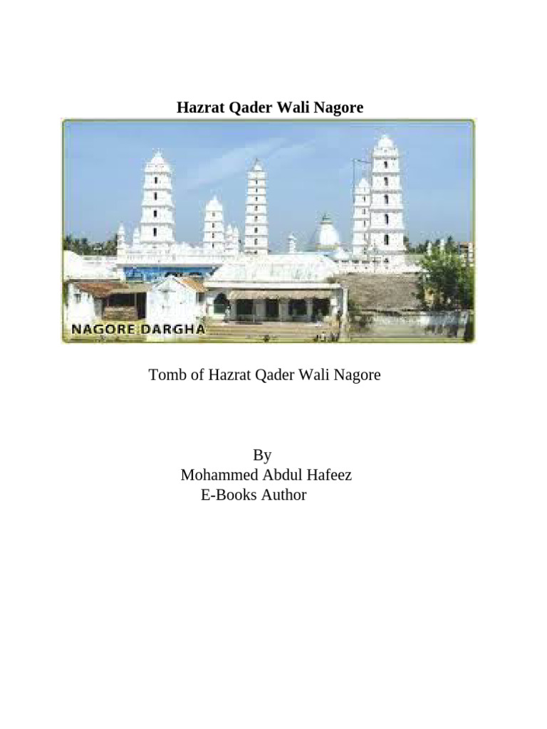 Hazrat Qader Wali Nagori | PDF | Sufism
