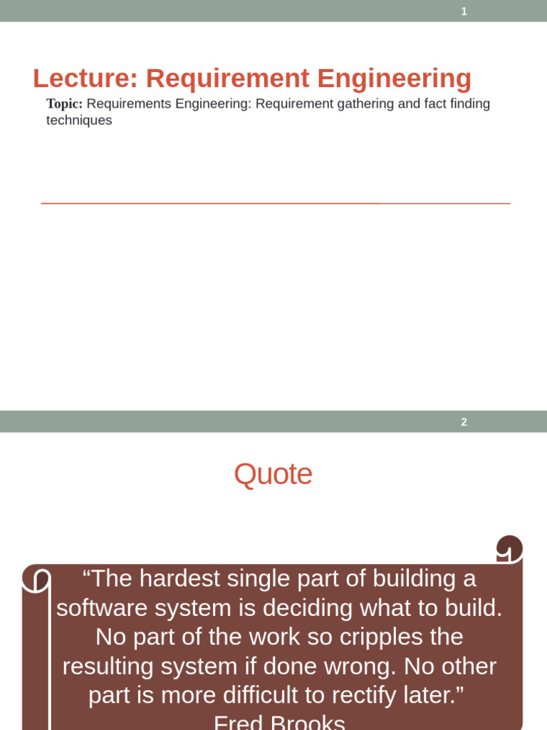 Requirements Engineering Overview | PDF | Point Of Sale | System