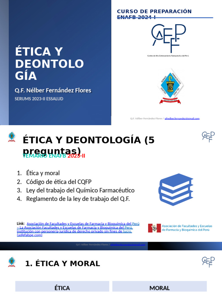 Ética y Deontología en Farmacia 2023 | PDF | Consentimiento informado ...
