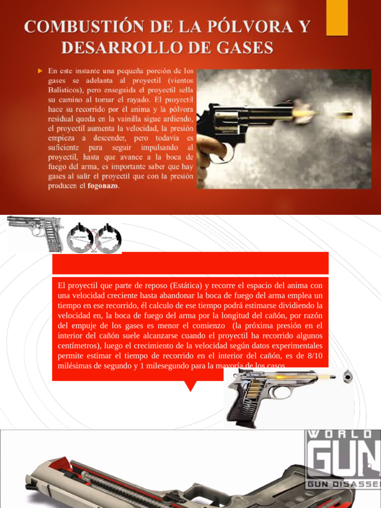 Leccion 3 BALISTICA INTERIOR | PDF | Proyectiles | Balística