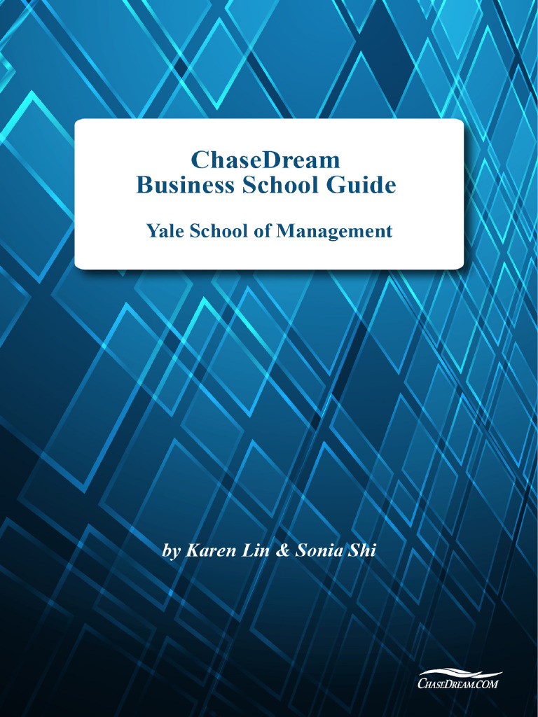 ChaseDream Business School Guide Yale | PDF