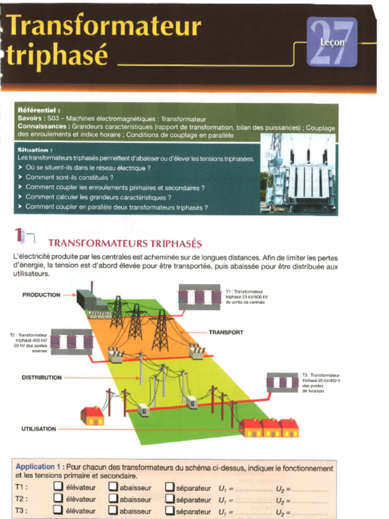 Transformateur Triphasé | PDF