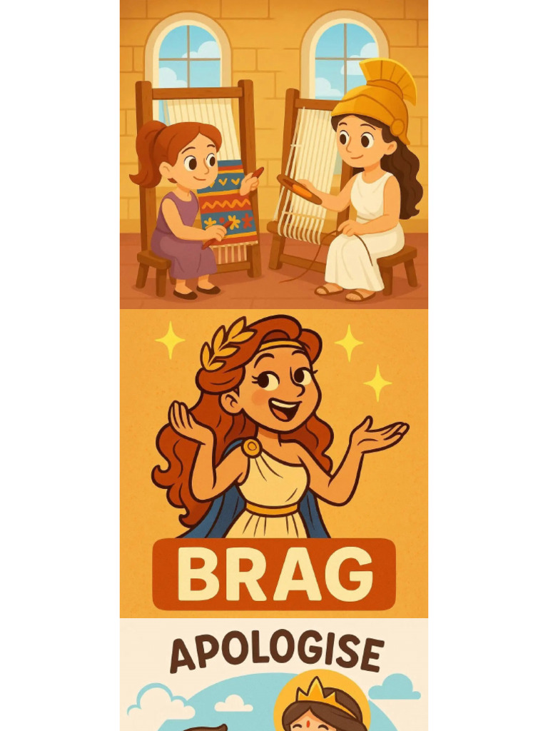 ESL CA Athena V Arachne Key Vocabulary For Lesson | PDF