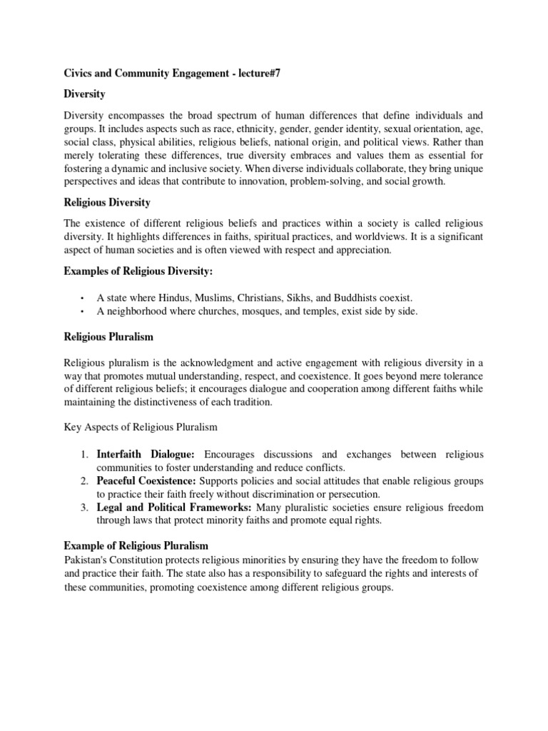 Interfaith Dialogue and Religious Pluralism | PDF | Religious Pluralism ...
