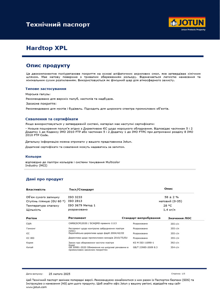 TDS 11260 Hardtop XPL Euk GB | PDF