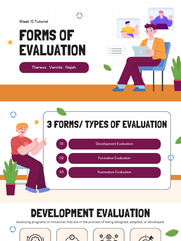 Week 12 Tutorial Forms of Evaluation (Curriculum Studies) | PDF ...