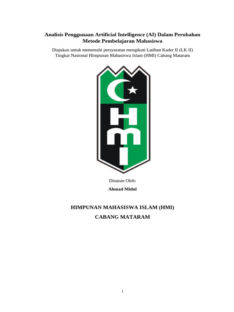 Analisis Dampak Penggunaan Artificial Intelligence Terhadap Perubahan Metode Belajar Mahasiswa | PDF
