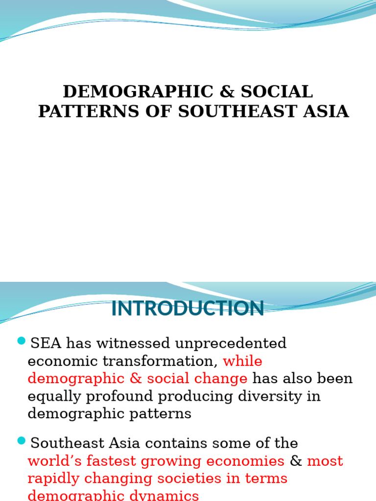 Gep414 Lecture #2 Demographic Social Pattern | PDF | Human Migration ...