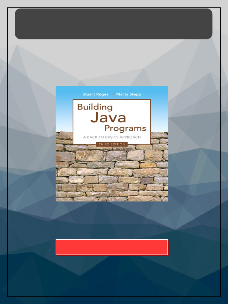 Test Bank for Building Java Programs 3/E 3rd Edition Stuart Reges ...