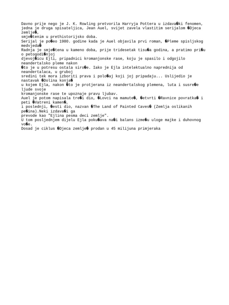 O Deci Zemlje | PDF