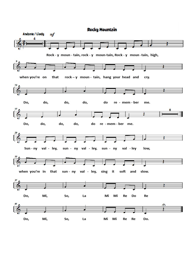 Music Performance Assessment Song | PDF