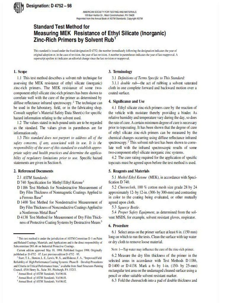 Astem D4752 | PDF