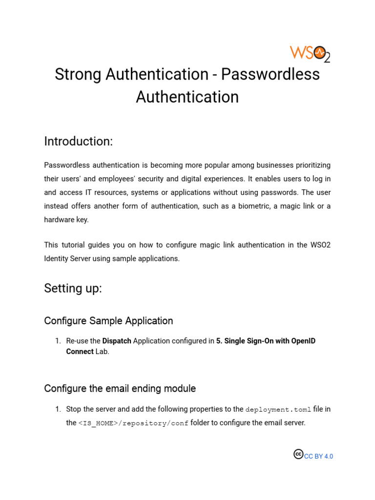 Strong Authentication - Passwordless Authentication | PDF | Access ...