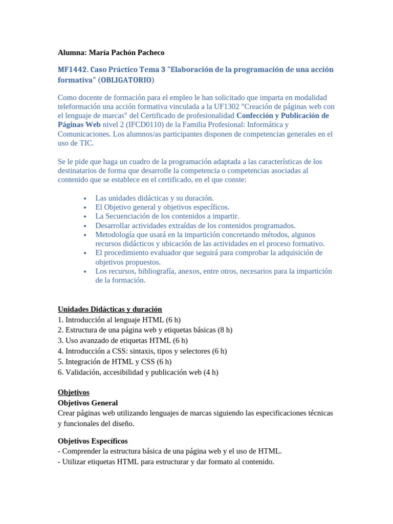 MF1442. Caso Práctico Tema 3 | PDF | HTML | Red mundial