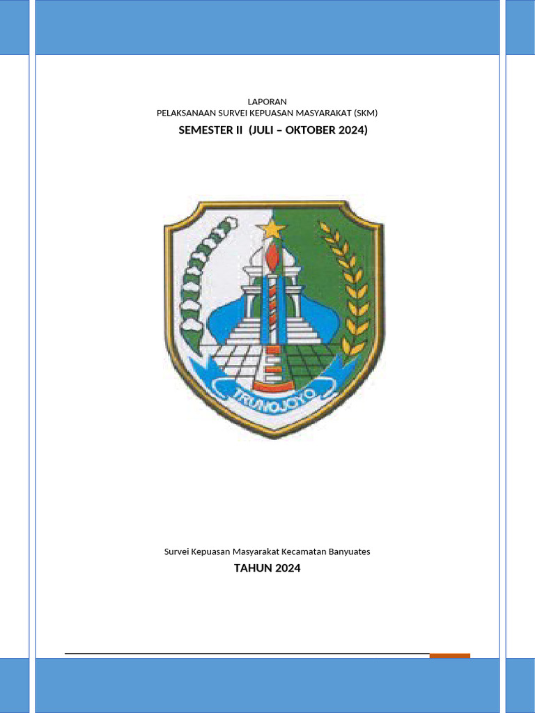 Survei Kepuasan Masyarakat Banyuates 2024 | PDF