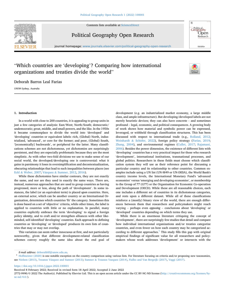 Developing | PDF | World Trade Organization | Developing Country