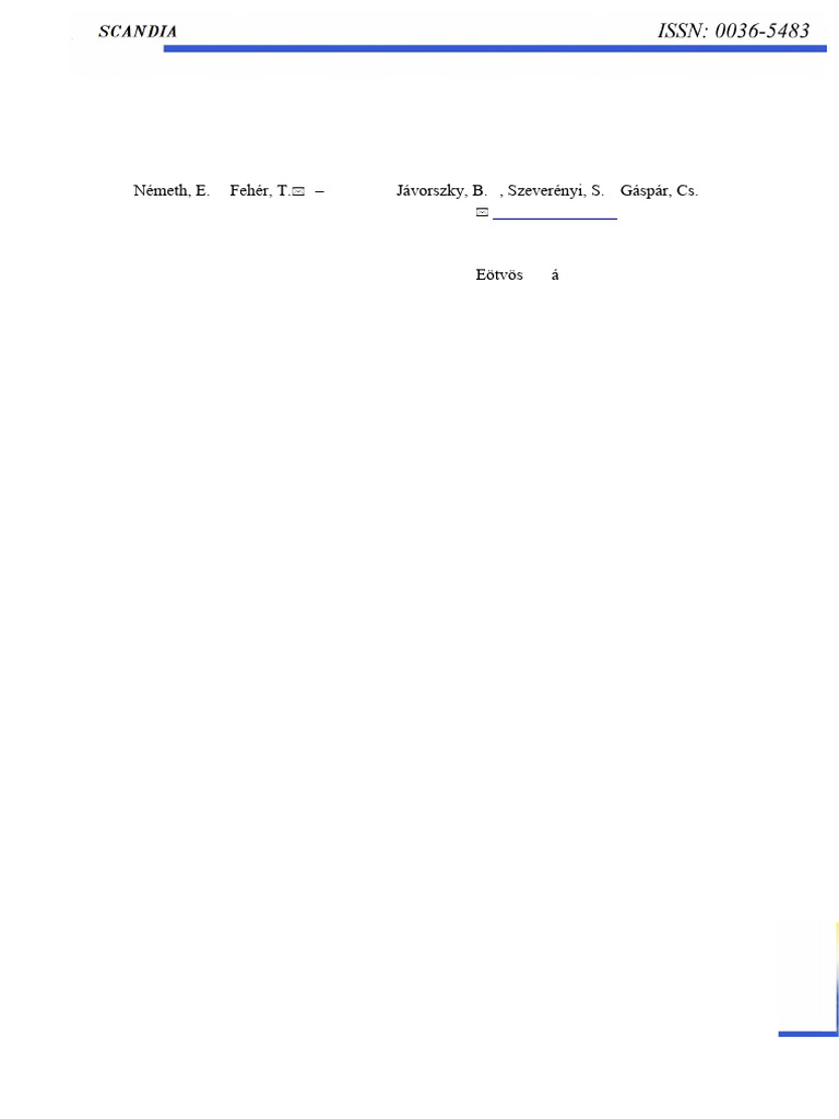 A Transdisciplinary Approach To The Origin of Uralic Peoples | PDF ...