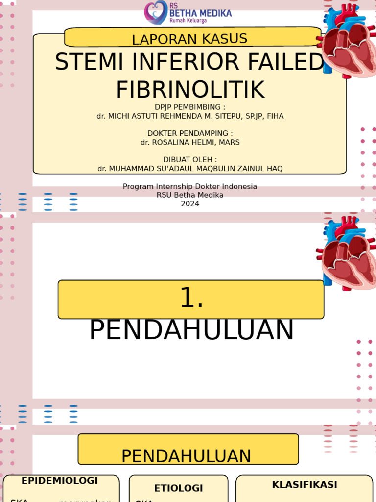 Kasus STEMI Inferior Gagal Fibrinolitik | PDF