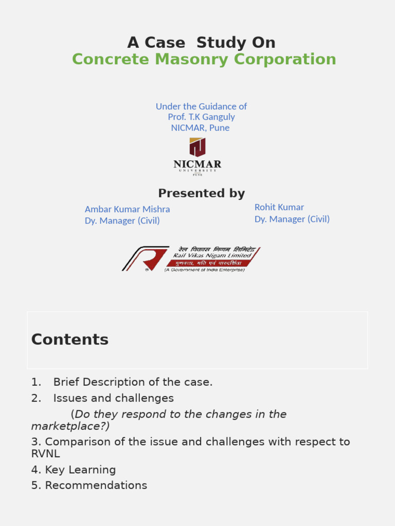 CMC Case Study: Market Adaptation Failures | PDF | Market (Economics ...