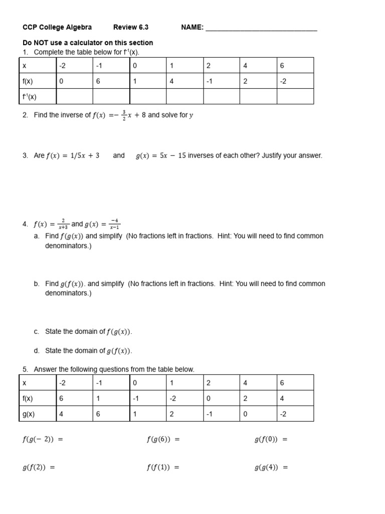 Advanced Algebra 2 - Unit 6 Review 3 Worksheet | PDF | Temperature | Demand