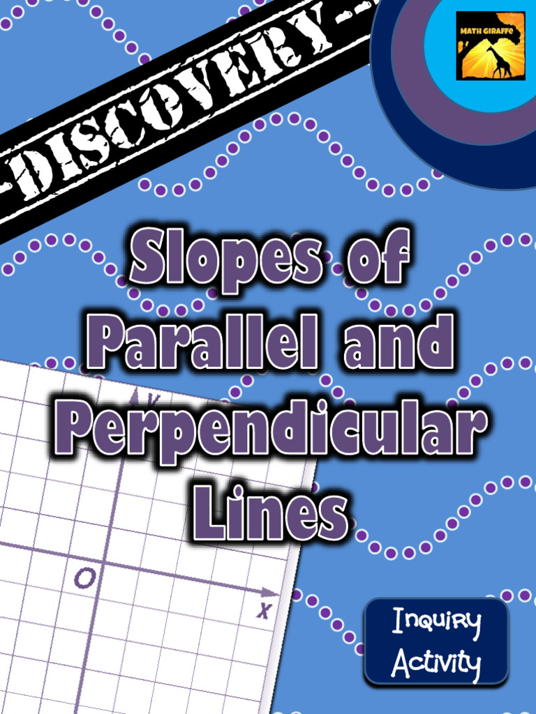 Inquiry Activity | PDF | Perpendicular | Slope