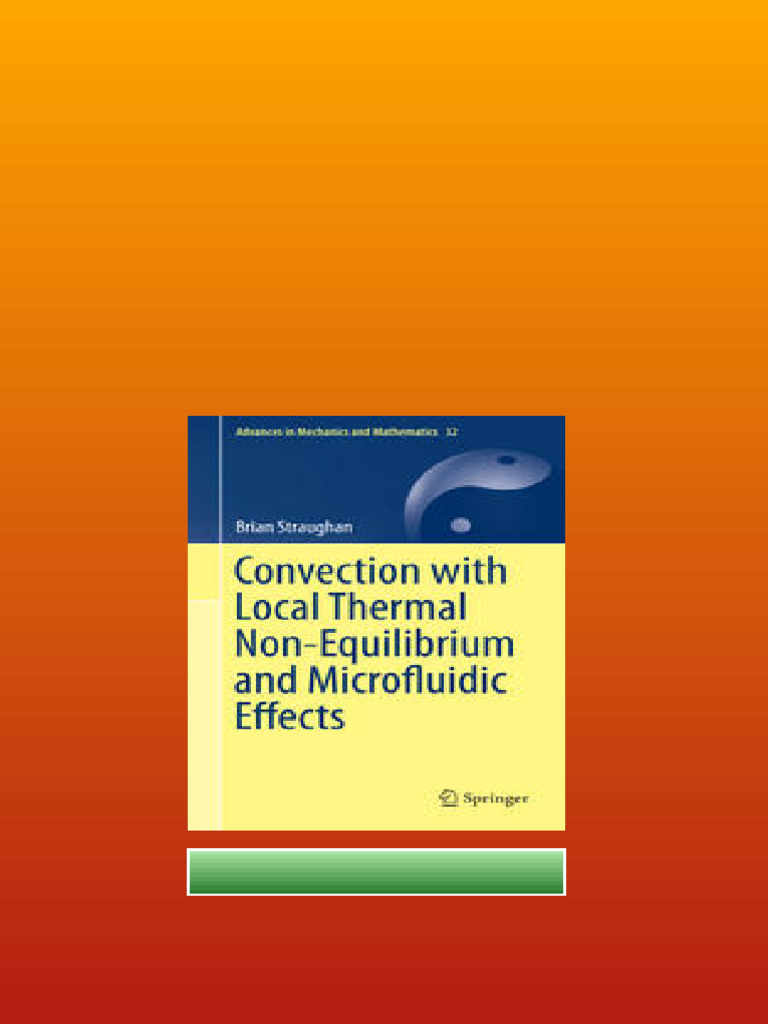 Convection With Local Thermal Nonequilibrium And Microfluidic Effects ...