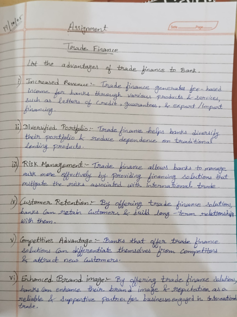 Trade Finance Assignment | PDF