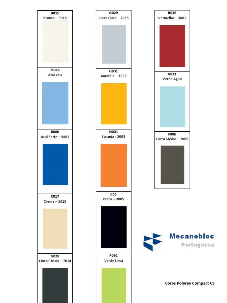 Cores Polyrey Compact CS | PDF