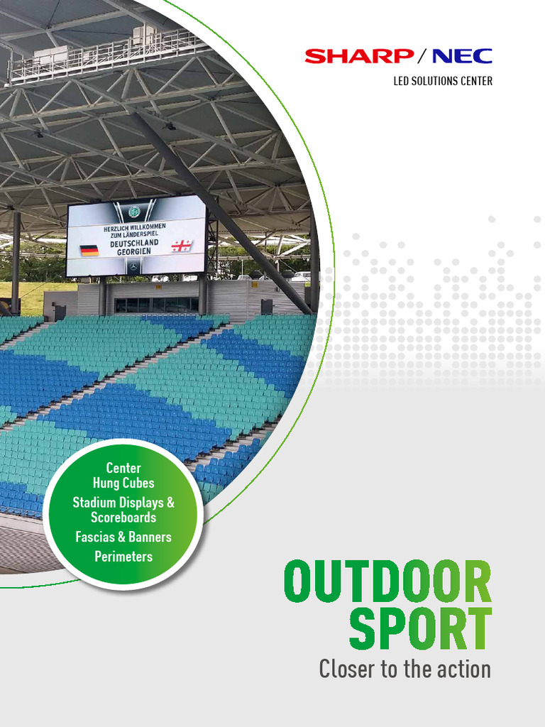SHARP NEC Brochure Outdoor Sports Print | PDF