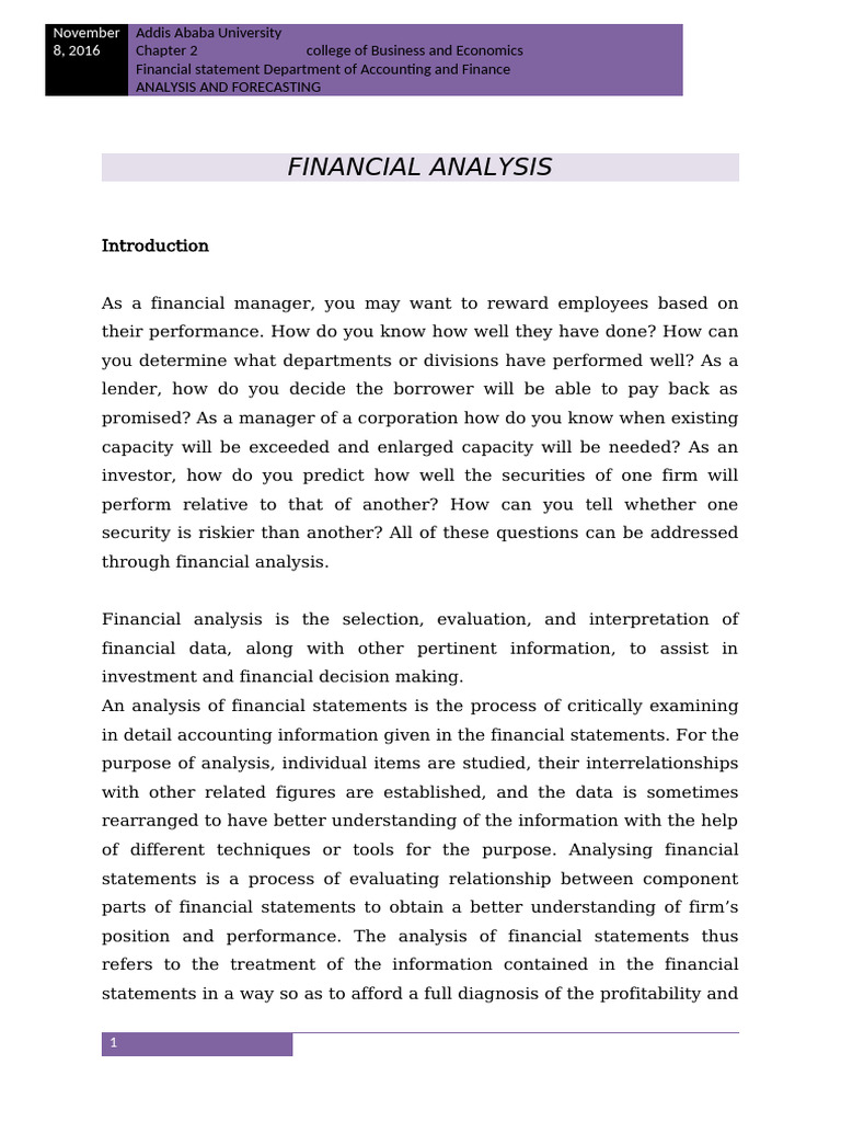 Financial Statement Analysis Techniques | PDF | Debt | Leverage (Finance)